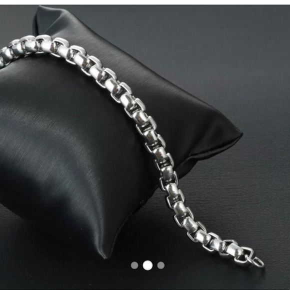 Accessories | Unisex Silver Box Chain Bracelet | Poshmark